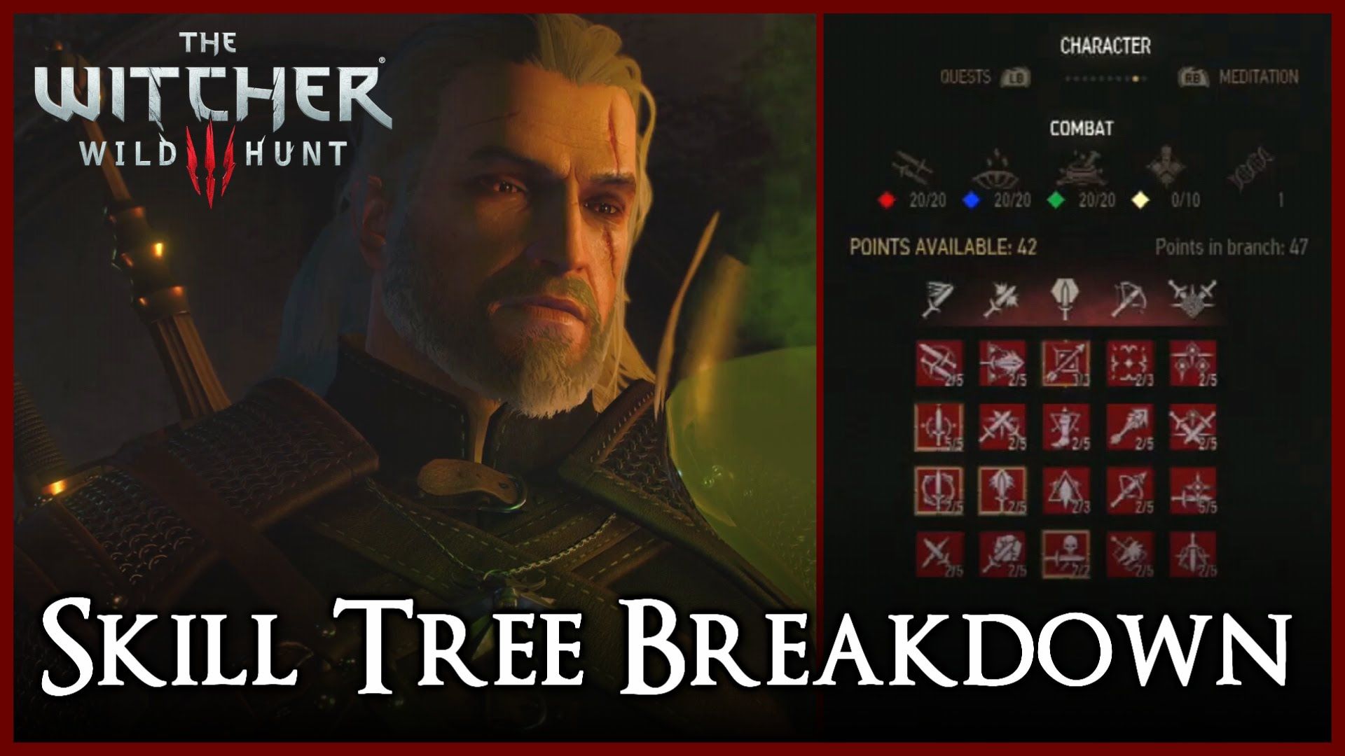 The Witcher 3 – Hướng build skill hiệu quả đầu game